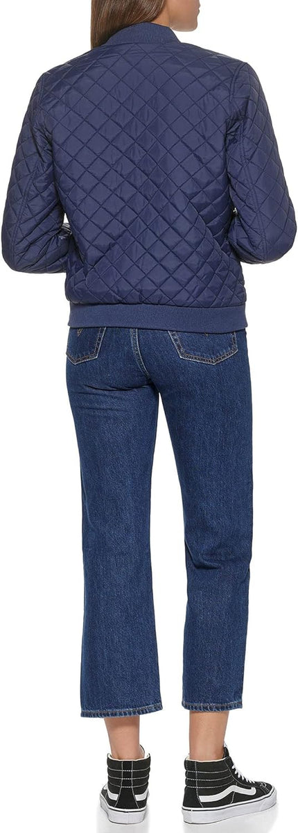 Levis Womens Sherpa Lined Quilted Bomber Jacket Standard And Plus Siz